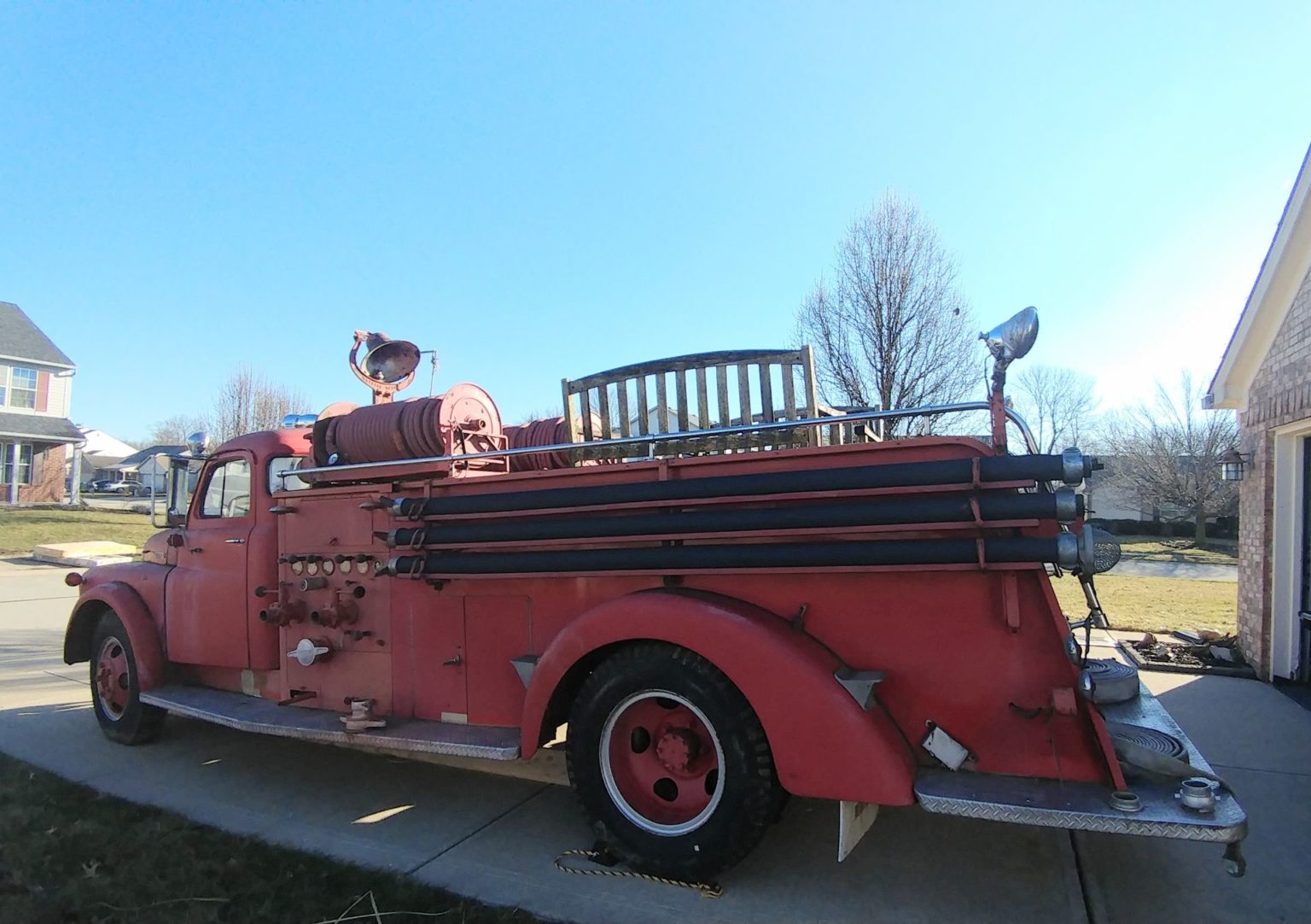 1950 DODGE Pumper Fire truck (U0730) | Fenton Fire