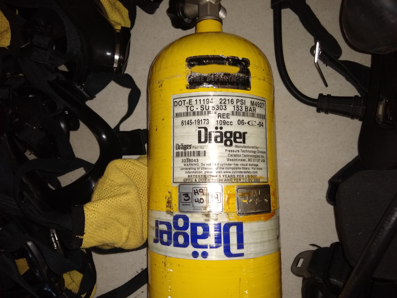 SCBA / Air Bottles For Sale | Fenton Fire Equipment