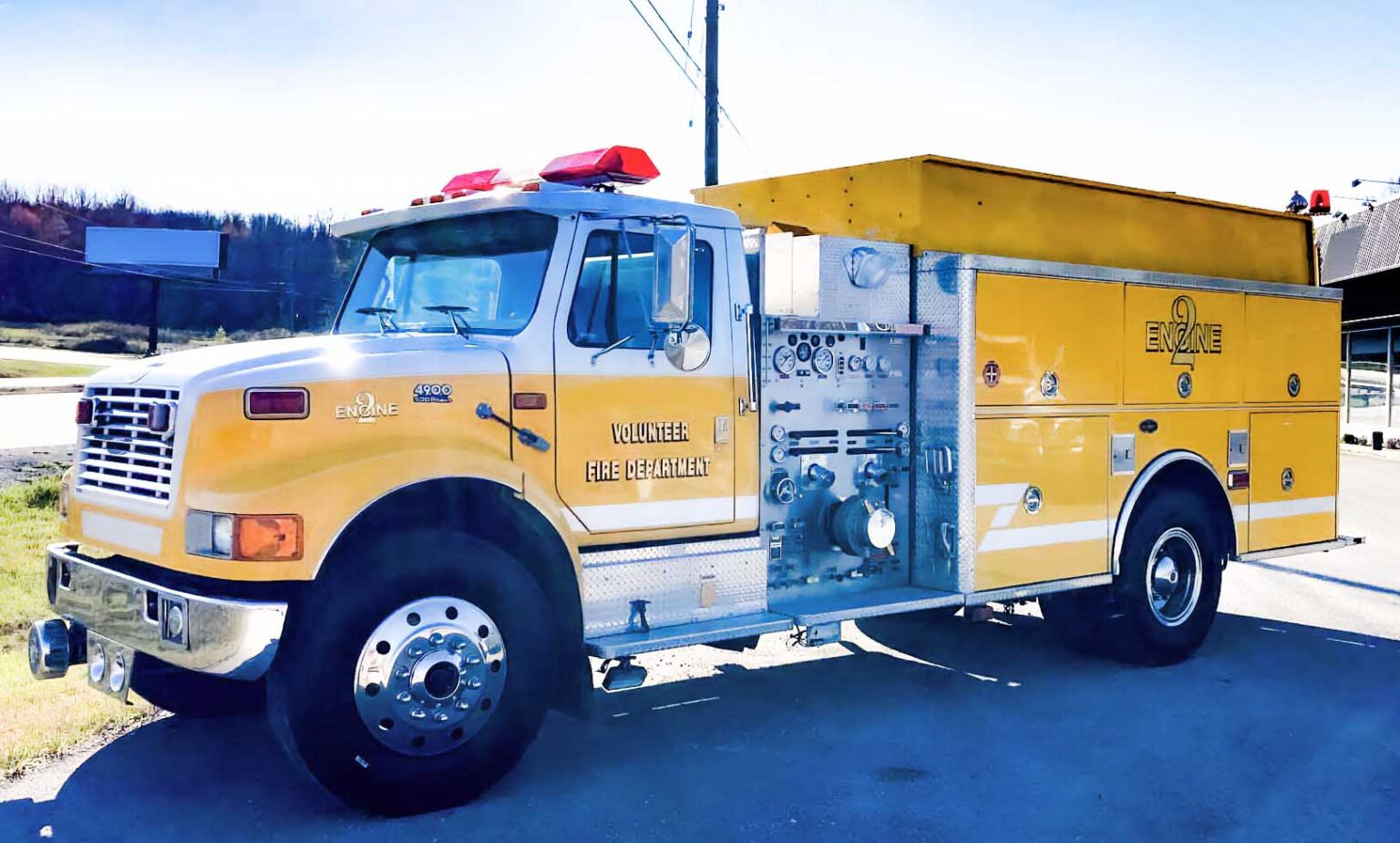 1999 International KME Pumper Tanker 1250/1500 (T1329) | Fenton Fire