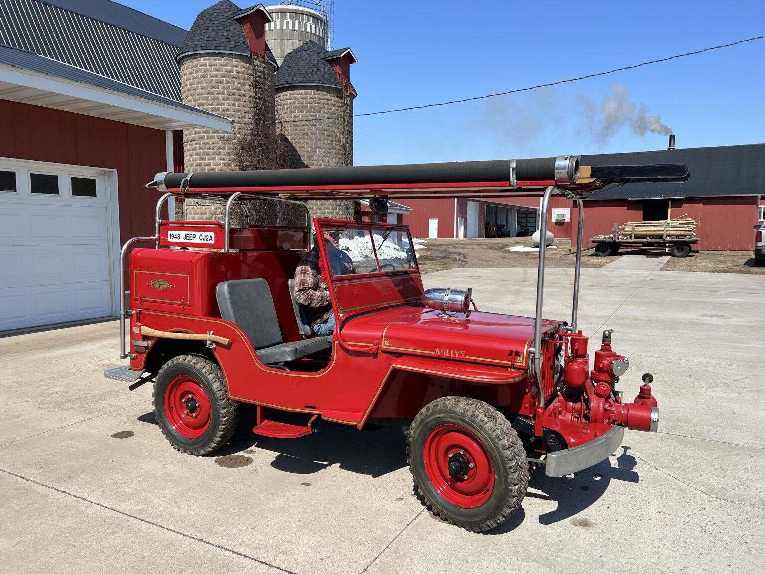 1948 Willy's Fire Jeep (O1188) | Fenton Fire