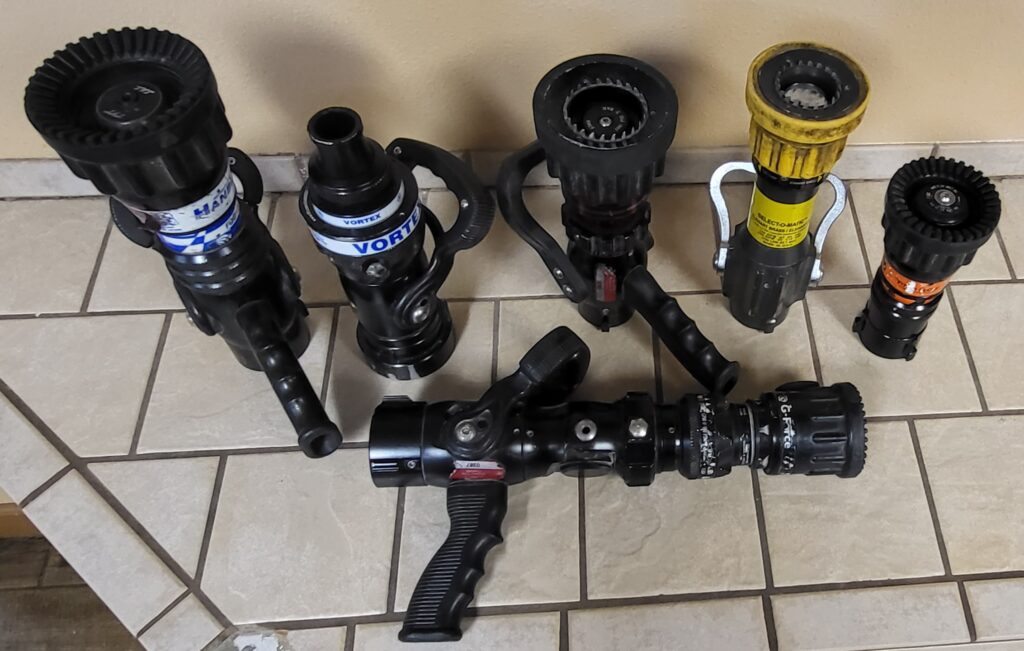 Assorted Fire Nozzles (A2688) | Fenton Fire