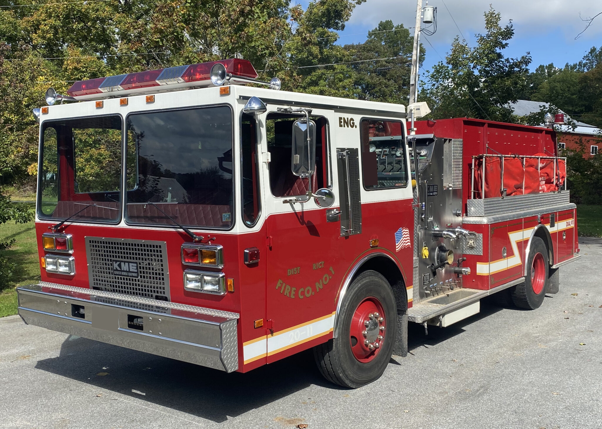1989 KME Renegade Pumper Tanker 1500/1250 (T1378) | Fenton Fire