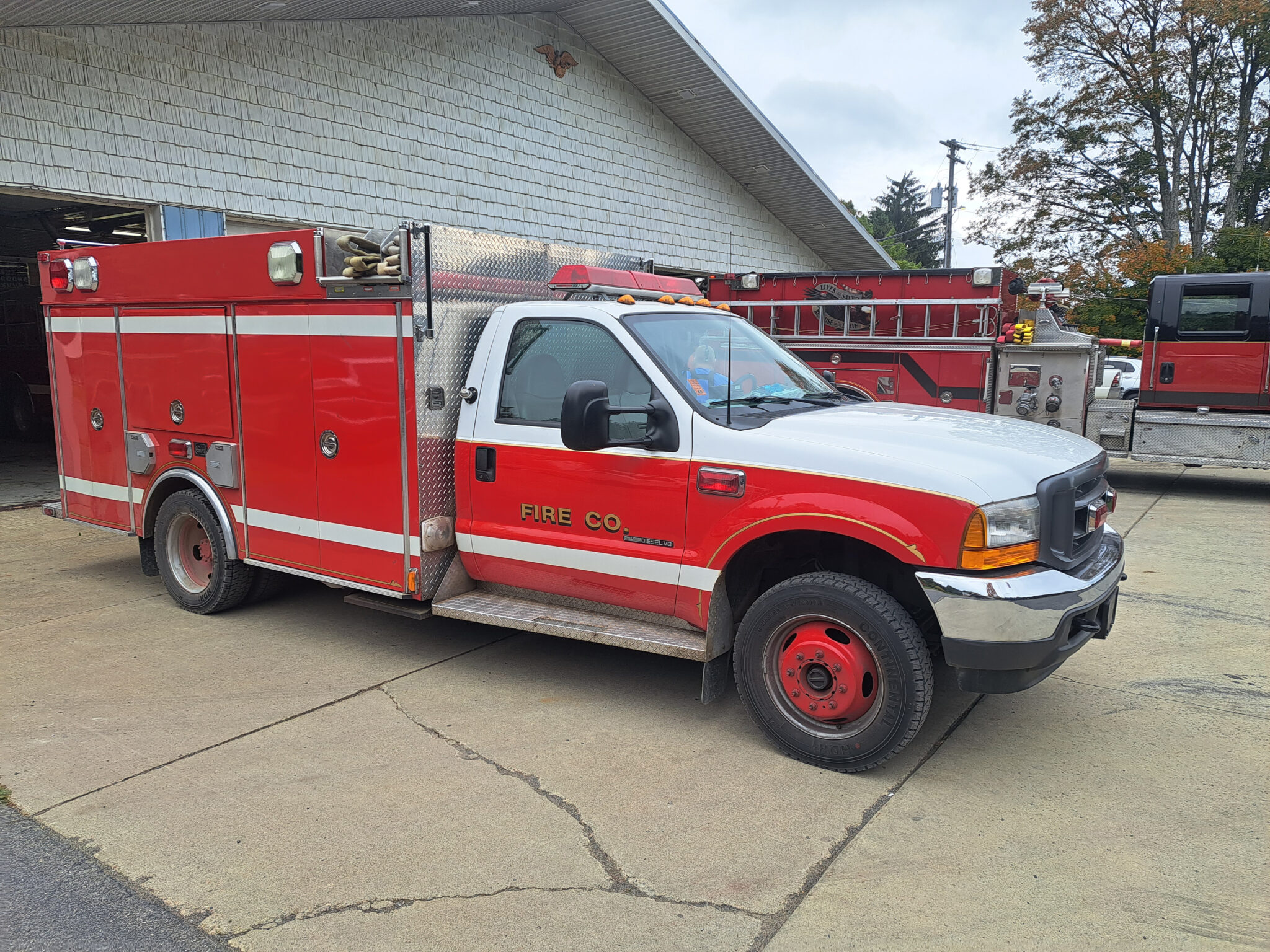 2003 Ford F550 4x4 7.3L Mini Pumper 500/500 (W1378) | Fenton Fire