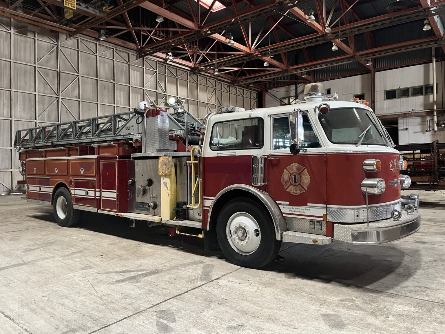 1979 American LaFrance 100' Midship Aerial Ladder (Q1258) | Fenton Fire